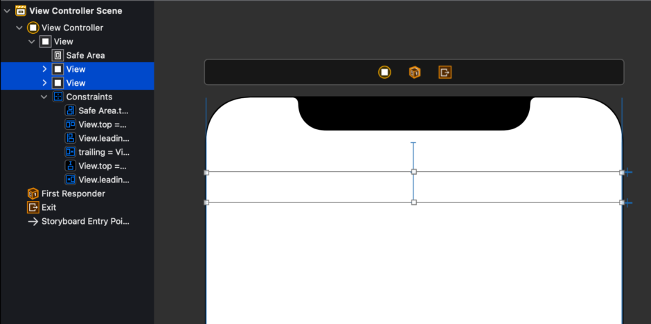 【Xcode/Swift】Storyboardに線を引く - iOS-Docs