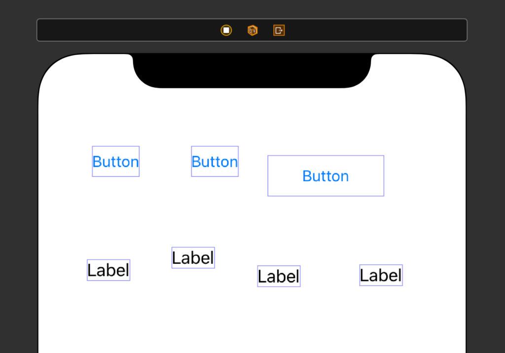【Xcode/Swift】Storyboardの青い線表示を非表示にする方法 - iOS-Docs