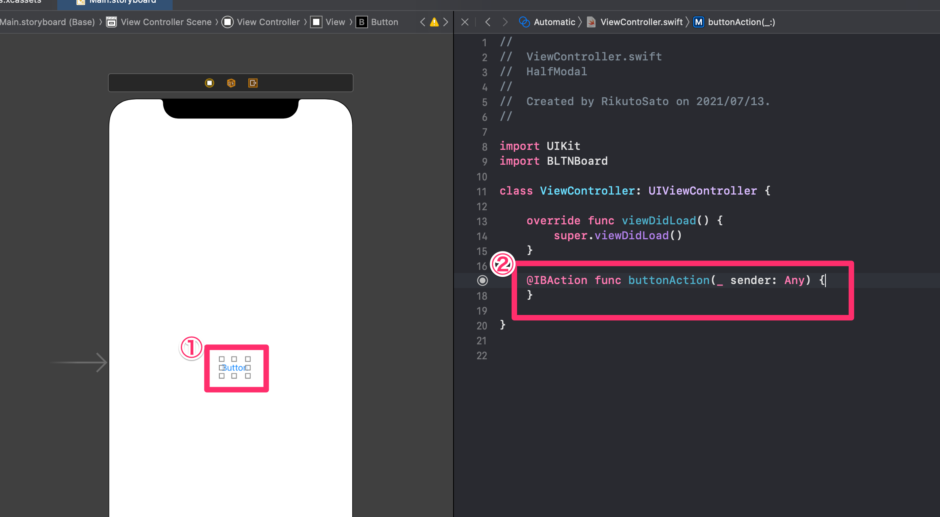 【Xcode/Swift】ハーフモーダルの実装方法 - iOS-Docs