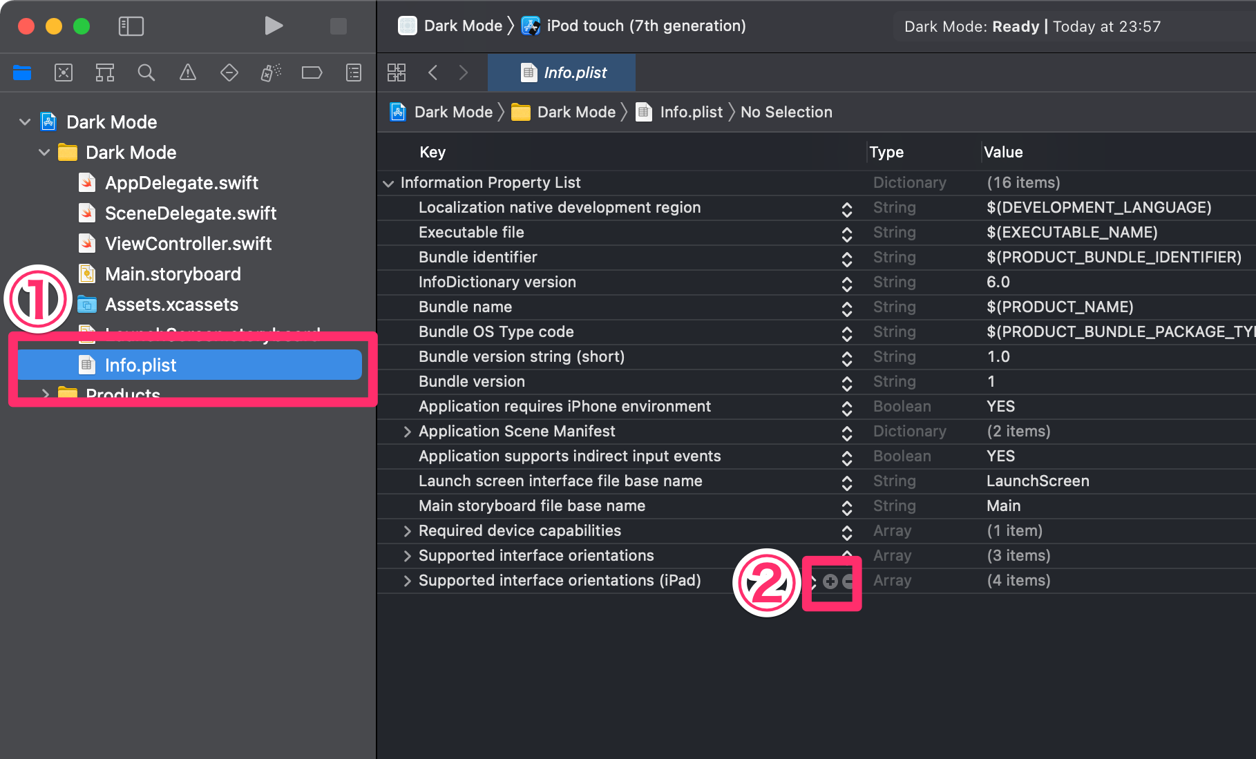 【Xcode/Swift】ダークモードを無効化する方法 - iOS-Docs