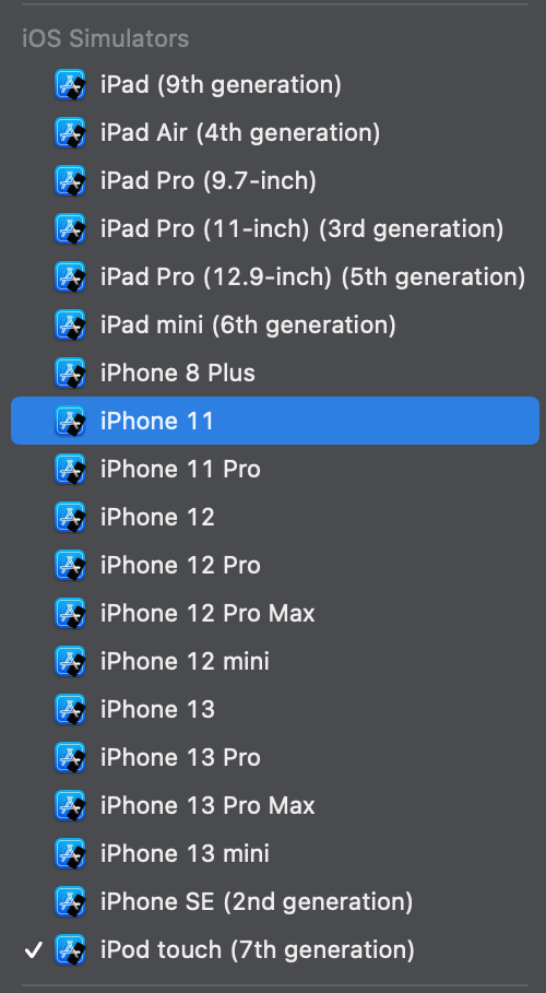【Xcode/Swift】異なるOS、機種のシミュレーターを追加する方法 - iOS-Docs
